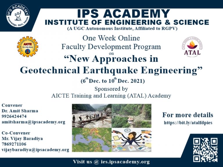 ATAL FDP on “New Approaches in Geotechnical Earthquake Engineering ...