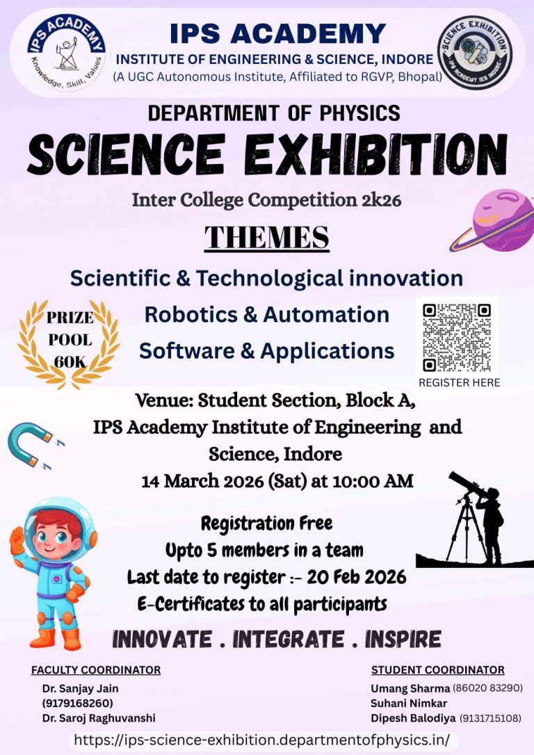 Science Exhibition-Inter College Competition 2K26 – IPS Academy Indore